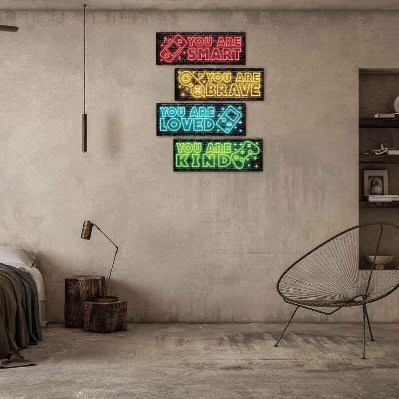 Zoomie Kids Adgie Entertainment 4 - Piece Framed Art | Wayfair